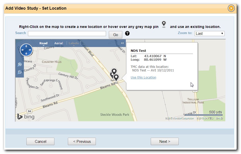 Eine ATR (Querschnittsstudie) konfigurieren in Traffic Data Online