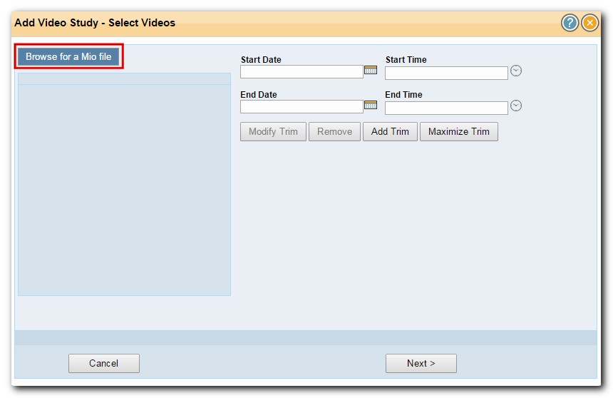 Configurer une étude TMC (intersection) dans Traffic Data Online