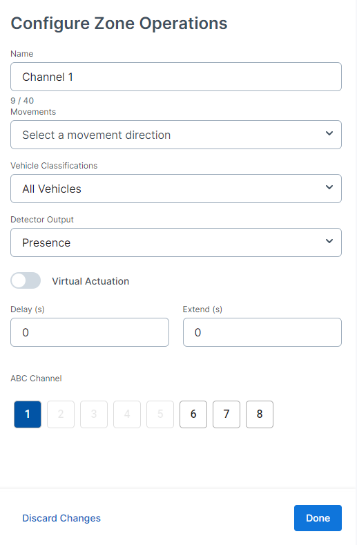 Delay and extend detection in Miovision One
