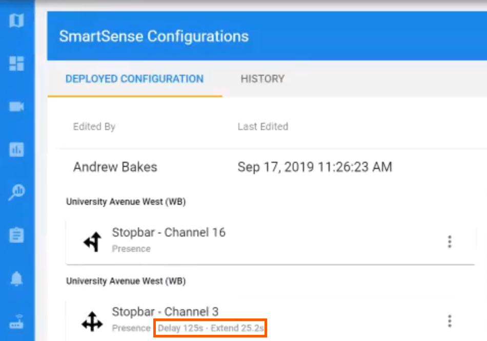 Delay and extend detection in Miovision One