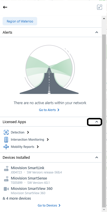 Network Overview in Miovision One