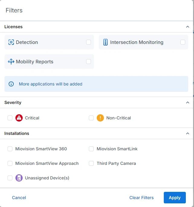 Network Overview in Miovision One