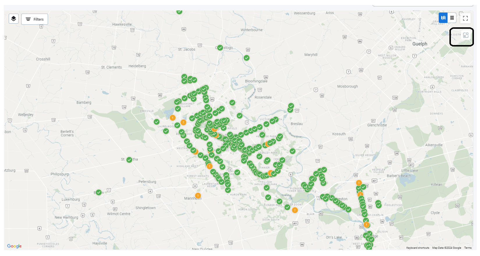 Network Overview in Miovision One