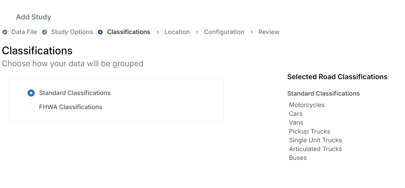 Onboard Study FHWA Classification Support and Reprocessing
